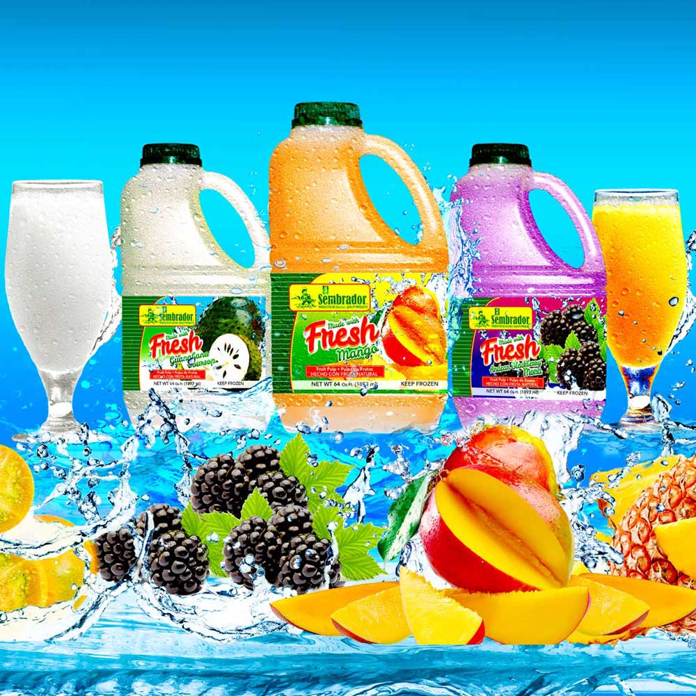 Beverages Selections of Fruits, Pulps, and Concentrates