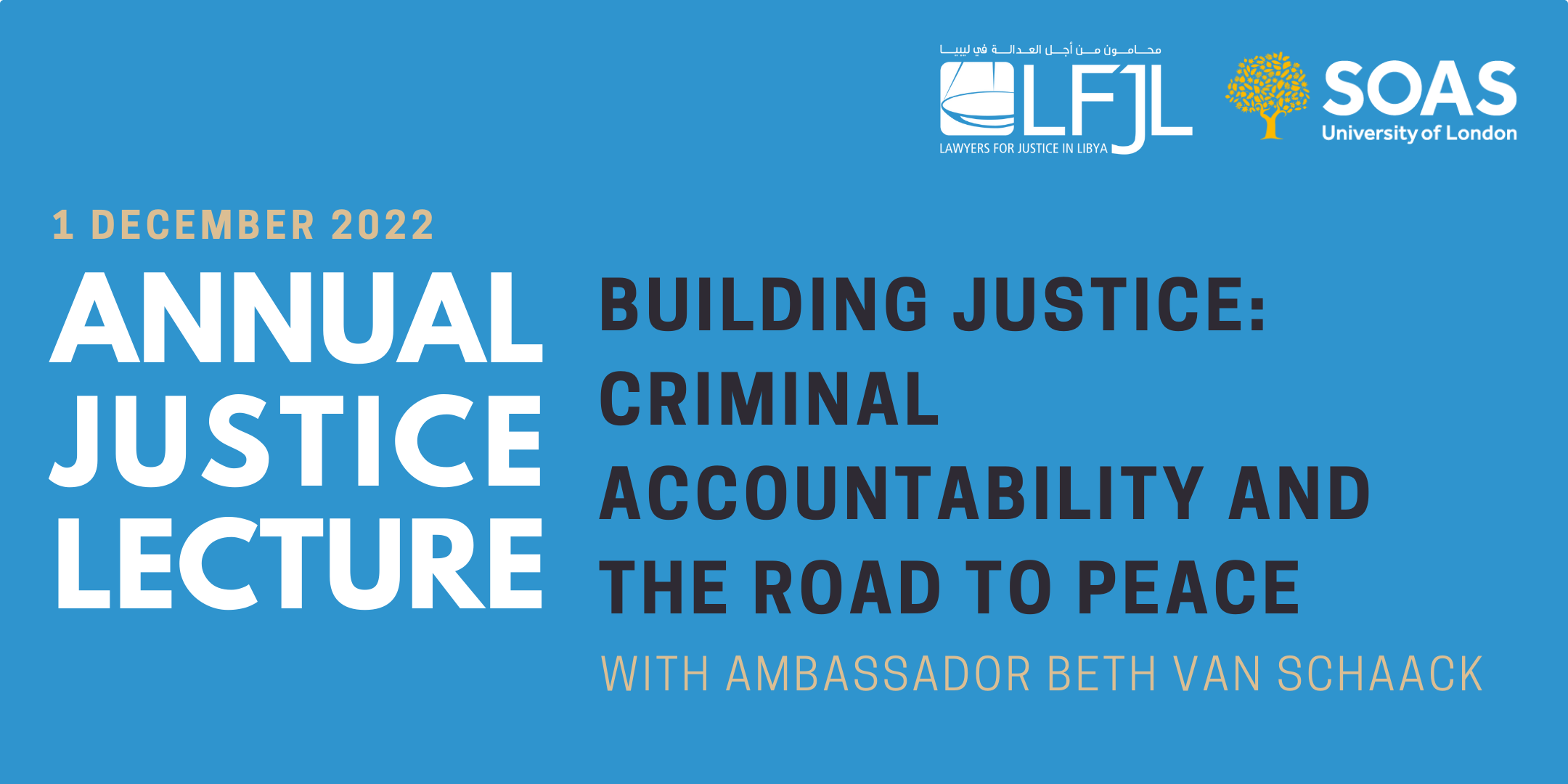 Ambassador Beth Van Schaack to deliver the 2022 Annual Justice Lecture ...