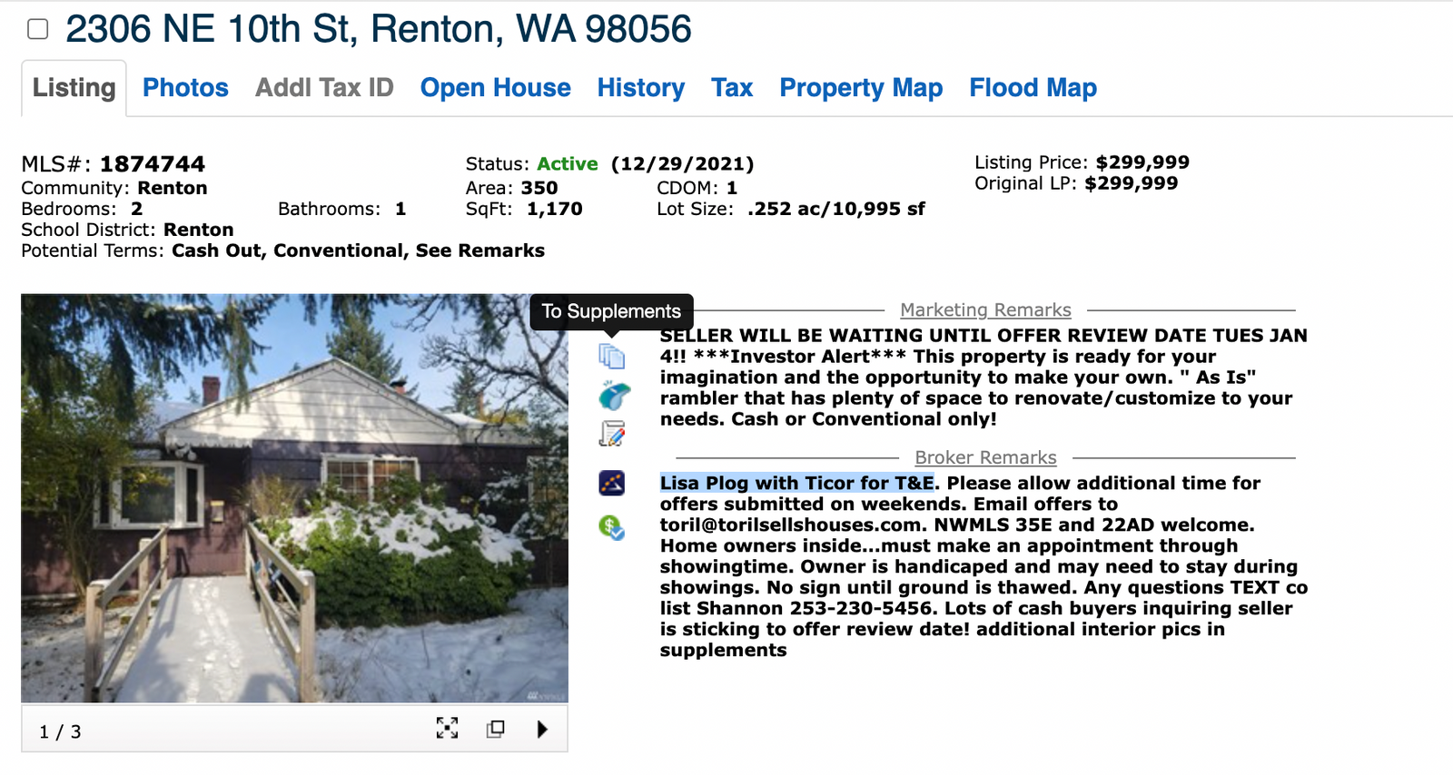 Writing an Offer in NWMLS