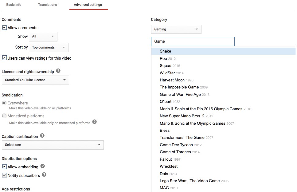 Leveraging Let’s Plays: Tagging Your Game Correctly.