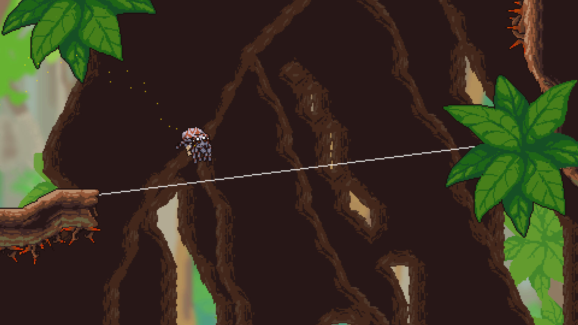 A spider on a mission, Mitch plays WEBBED by Sbug Games!