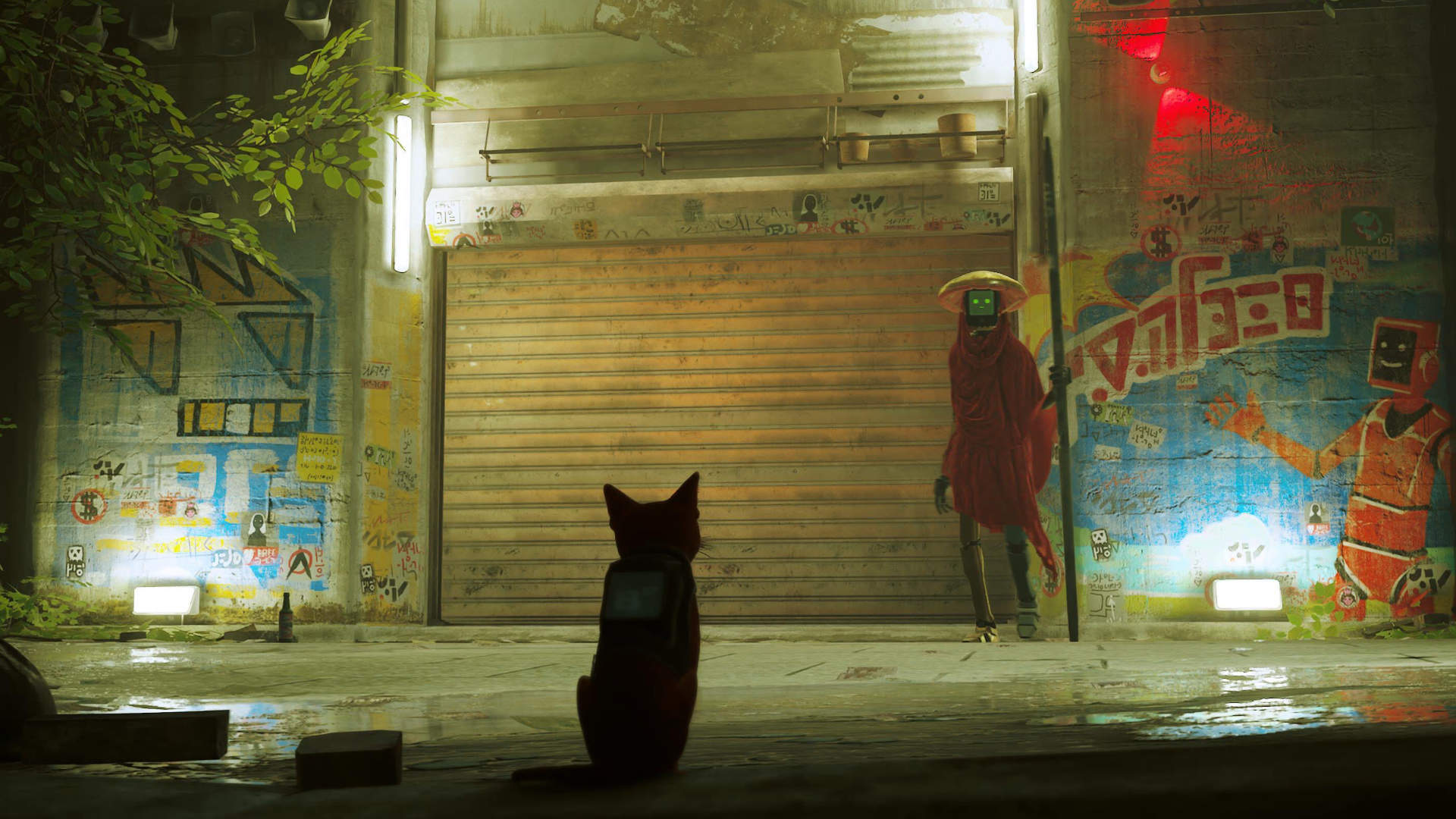 STRAY is at its best when you're just being a cat roving through the world