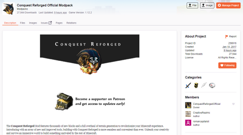 Conquest Reforged Downloads
