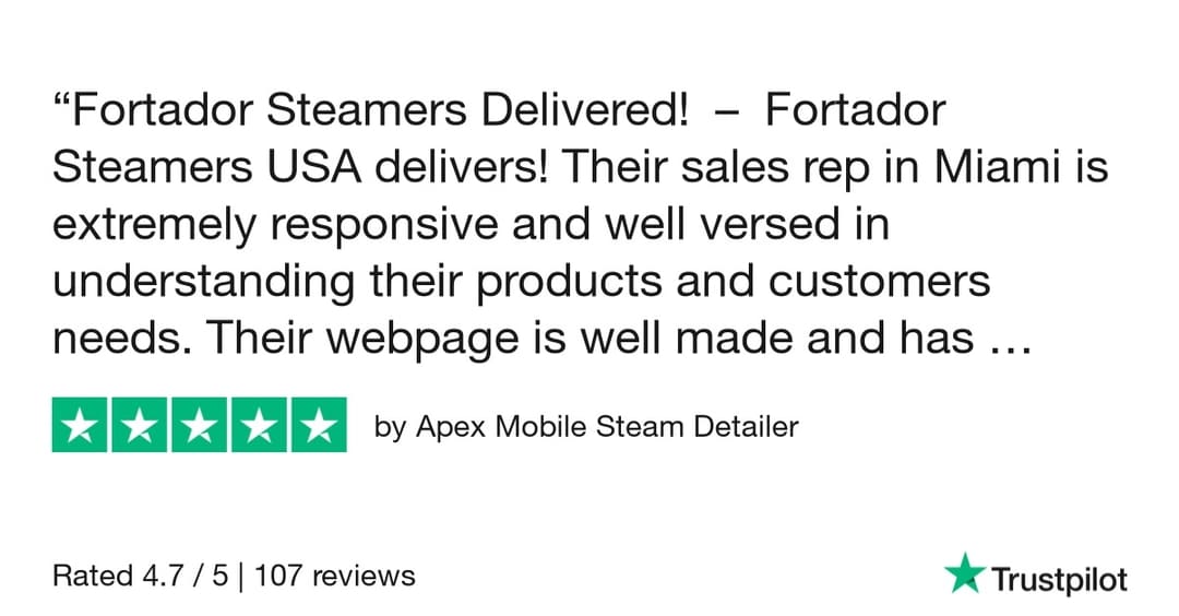 Steam Cleaner with vacuum | Steam Vacuum Cleaner | Fortador PRO Max