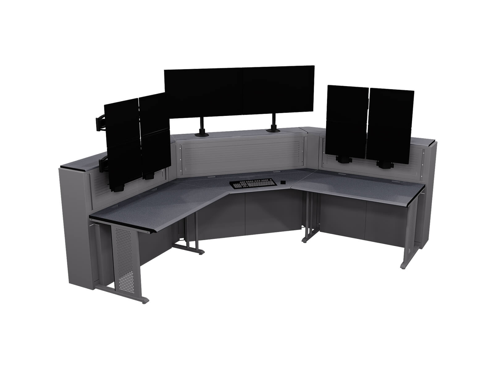 Control Room, Custom Workstation Consoles: Server Racks l E Systems