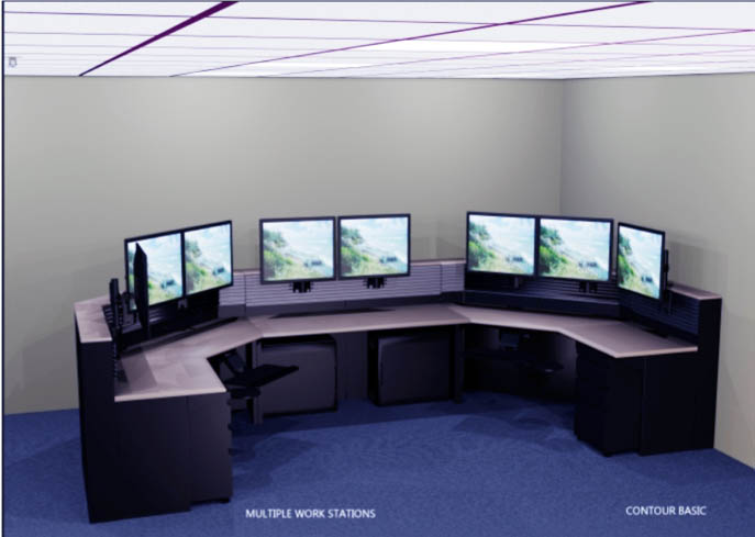 Multi Screen Workstations: Ergonomic Console l E Systems Group