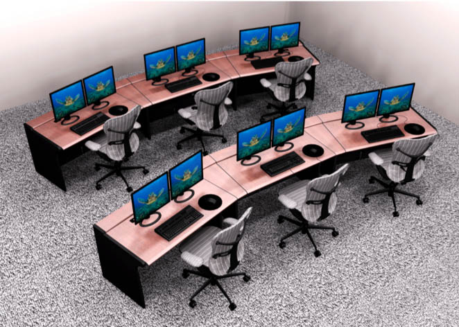 Multi Screen Workstations: Ergonomic Console l E Systems Group