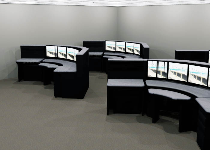 Multi Screen Workstations: Ergonomic Console l E Systems Group