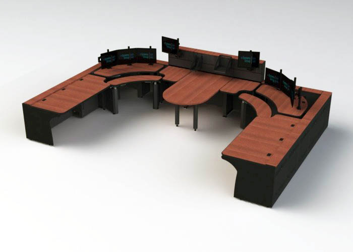 Multi Screen Workstations: Ergonomic Console l E Systems Group