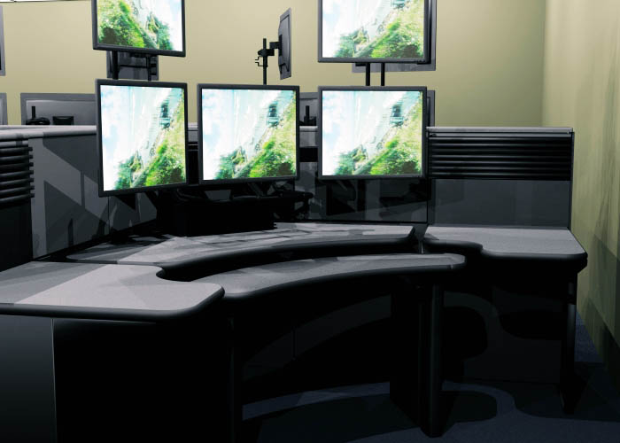 Multi Screen Workstations: Ergonomic Console l E Systems Group