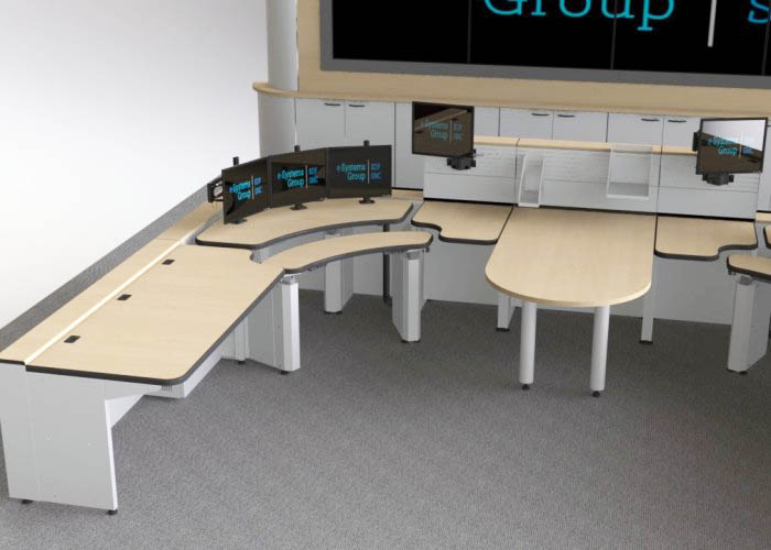 Multi Screen Workstations: Ergonomic Console l E Systems Group