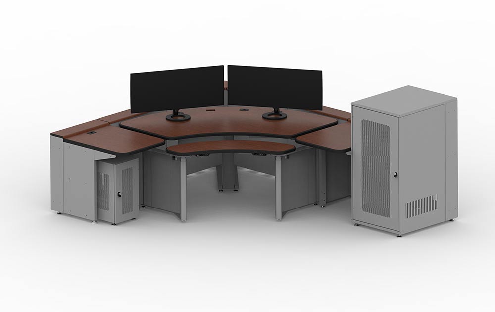 Control Room, Custom Workstation Consoles: Server Racks l E Systems