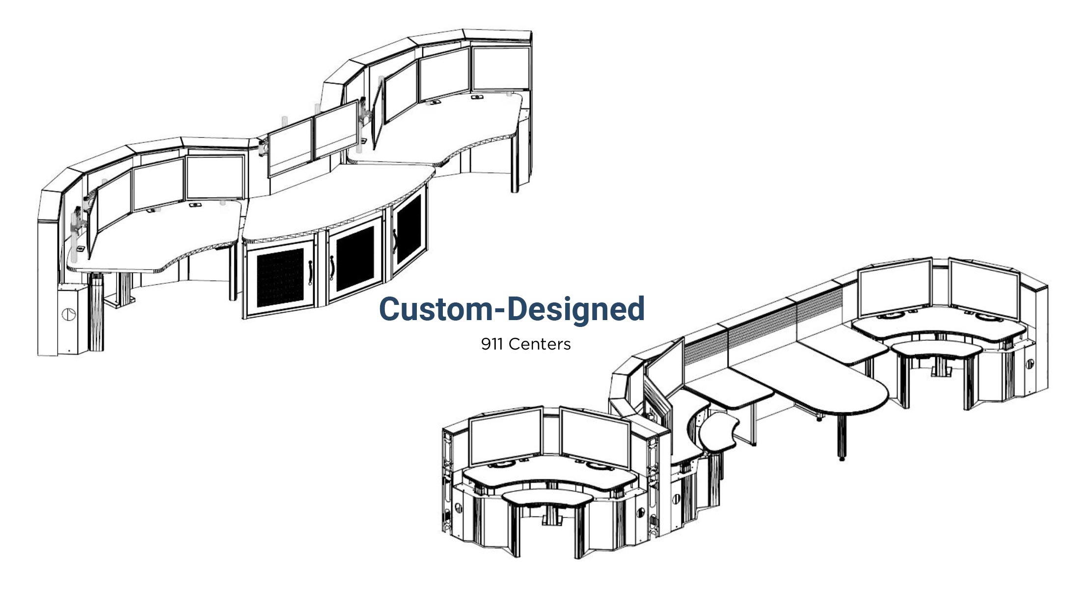 Multi Screen Workstations: Ergonomic Console l E Systems Group