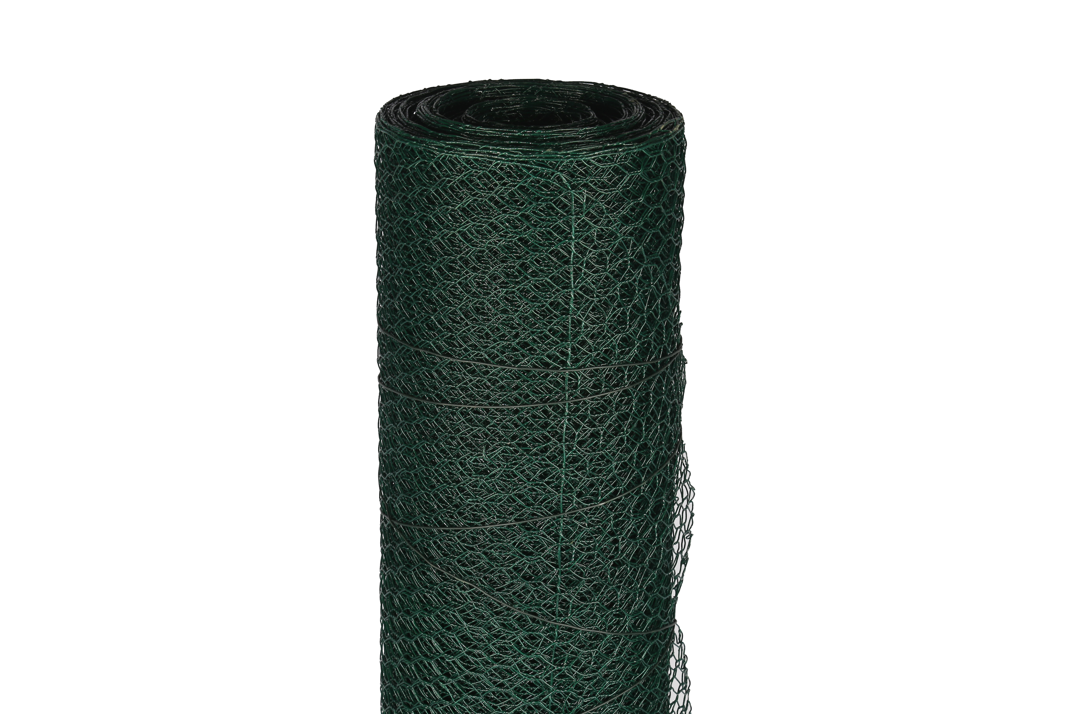 20 Gauge Hex Netting - Green and Black PVC Coated all sizing — Smart ...