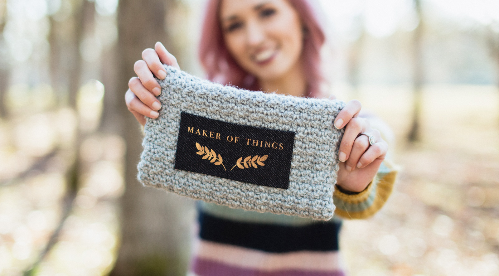 THNLife - "Maker of Things" Crochet Pouch DIY Project + Cricut ...