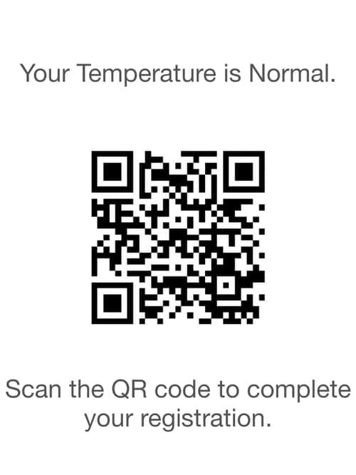 Temperature QR Codes