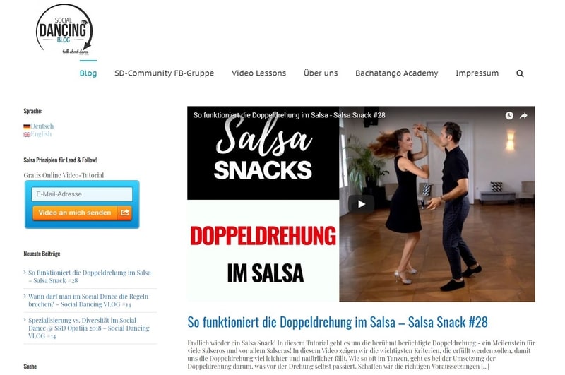 Top 3 Tanzblogs, die du nicht verpassen darfst.