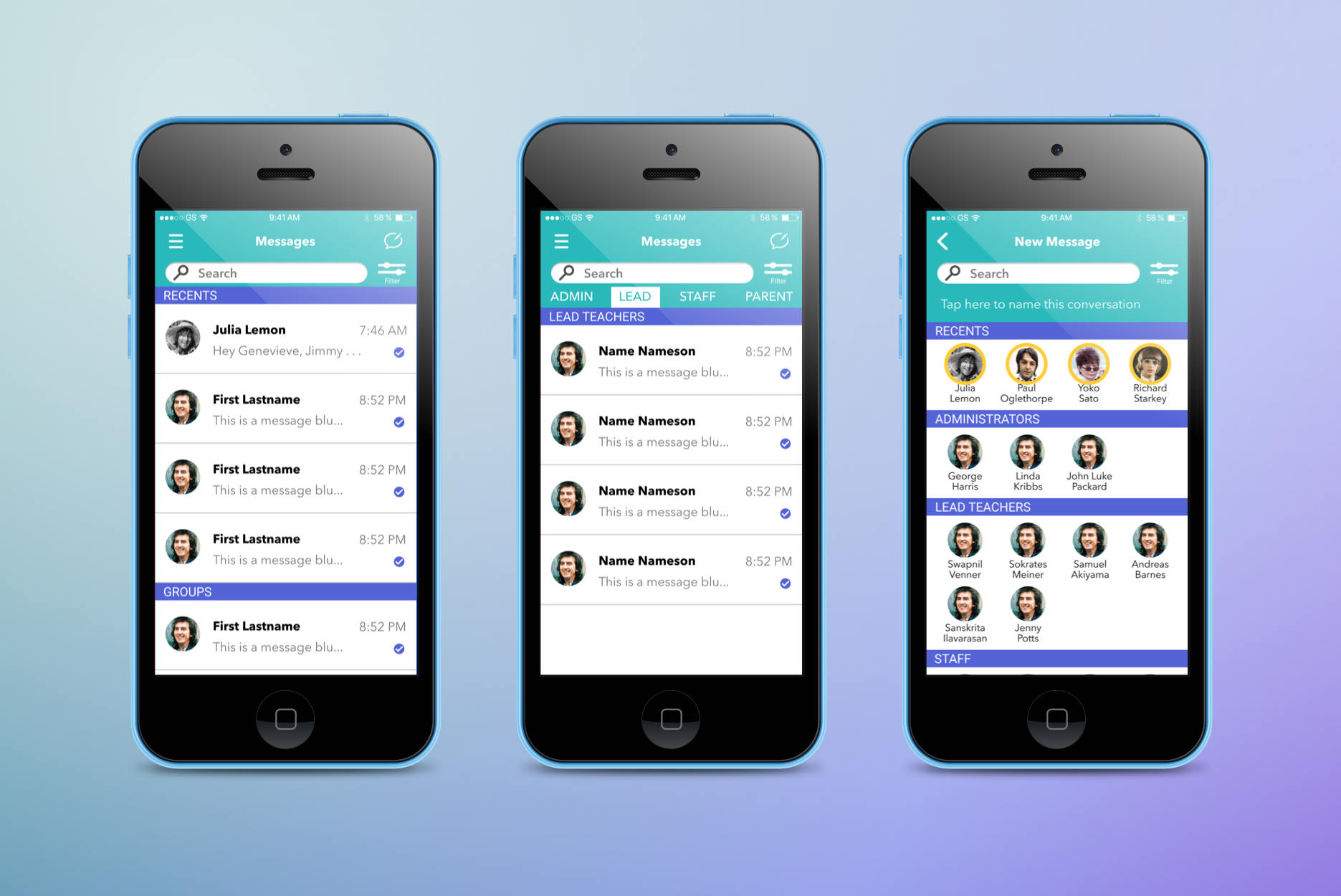 Brightwheel: ED-Tech Mobile Messaging Re-Design