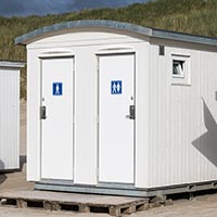 Portable Toilet Hut | Attractive Mobile Toilet Solution | Scanvogn ...
