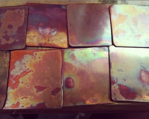 Exclusive Metal Finishing & Patinas - Copper, Brass, Blackened Steel