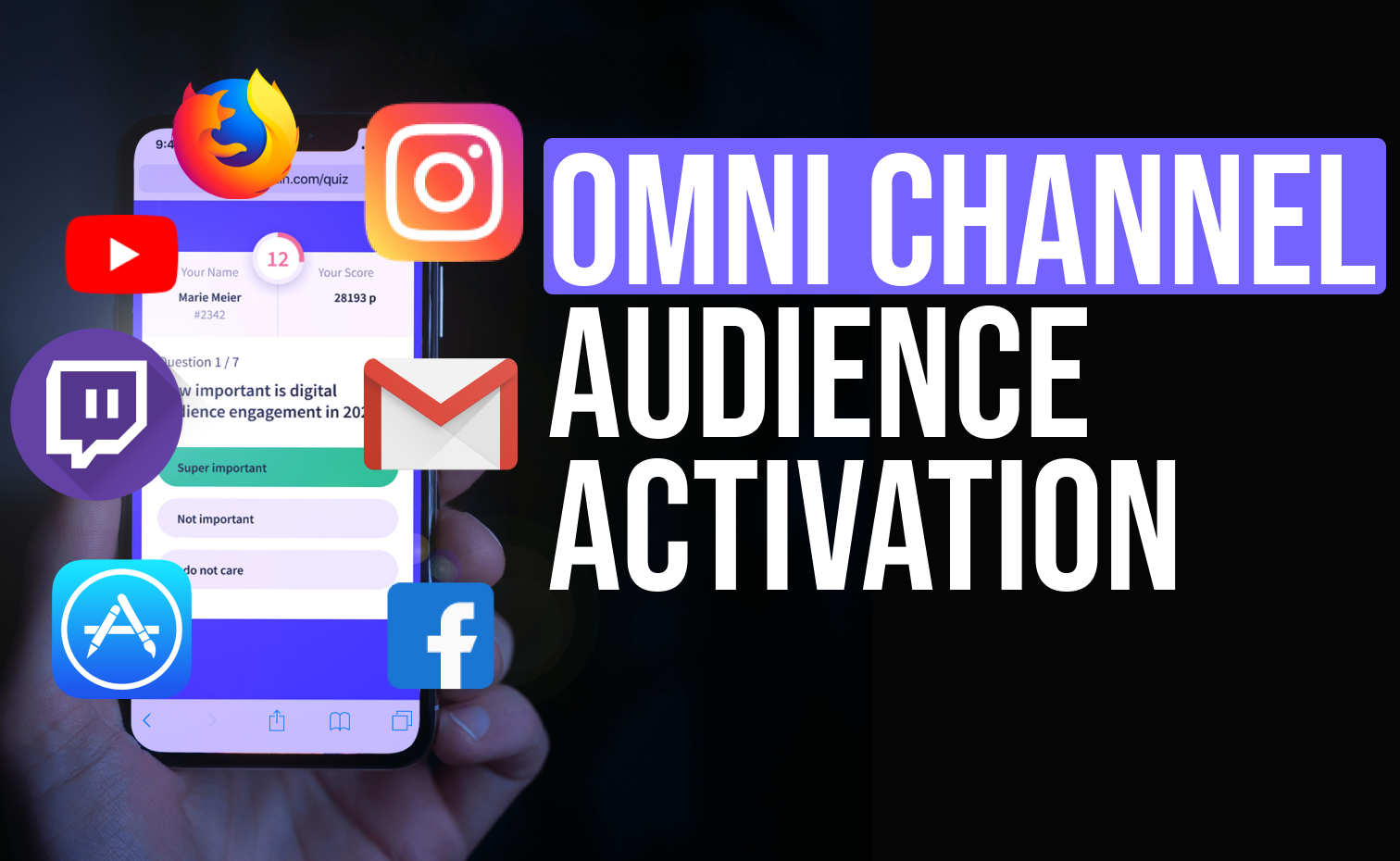 Activate your audience & brands on all digital channels
