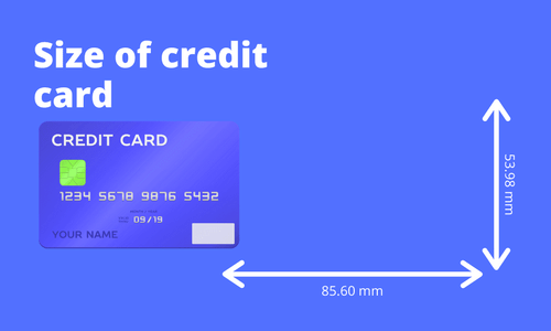 Size of Credit Card