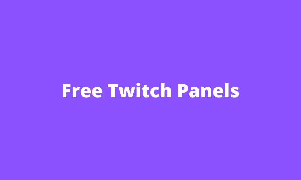 +50 Free Twitch Panels: Cool Gamer Layouts - Eggradients.com
