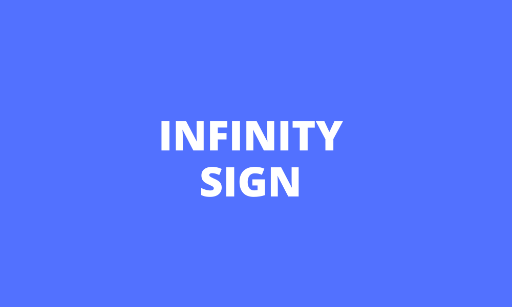 Infinity Sign ∞ : Copy & Paste even Download - Eggradients.com