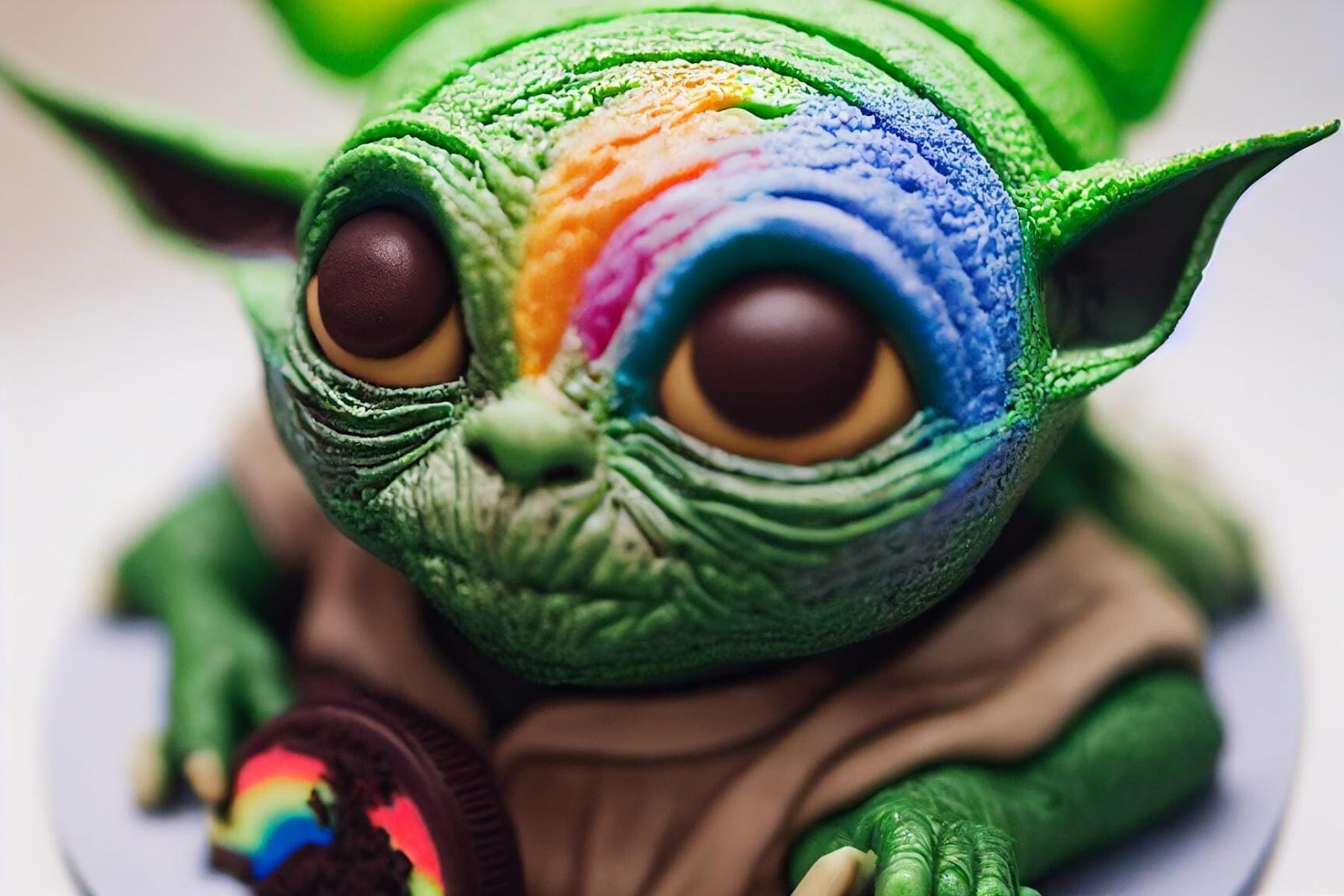 +20 Baby Yoda Cake Design Examples You want to Bite - Eggradients.com