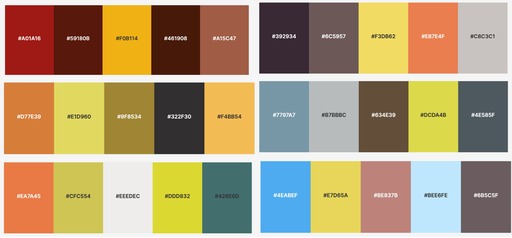 +5 Naruto Colors Palette With HEX Codes - Eggradients.com