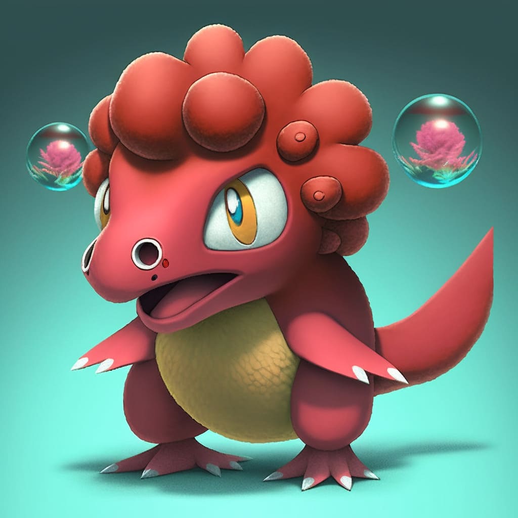 +30 Red Pokemon Explained ( 3D Images ) - Eggradients.com