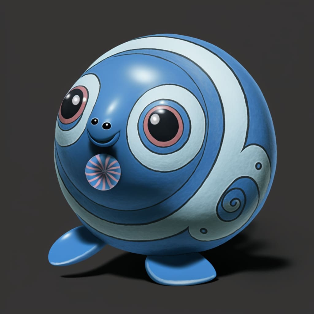 +30 Blue Pokemon Explained (3D Images ) - Eggradients.com