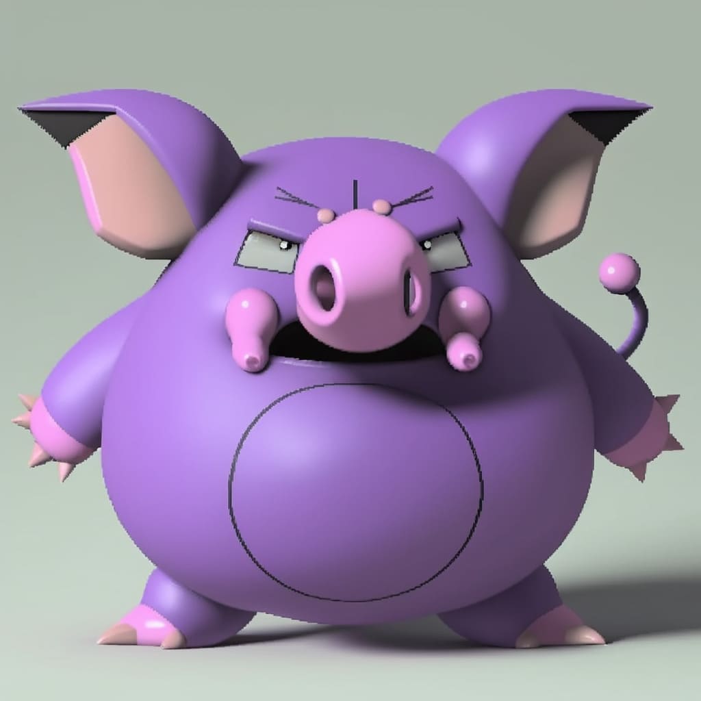 +20 Purple Pokemon Explained (3D Images) - Eggradients.com