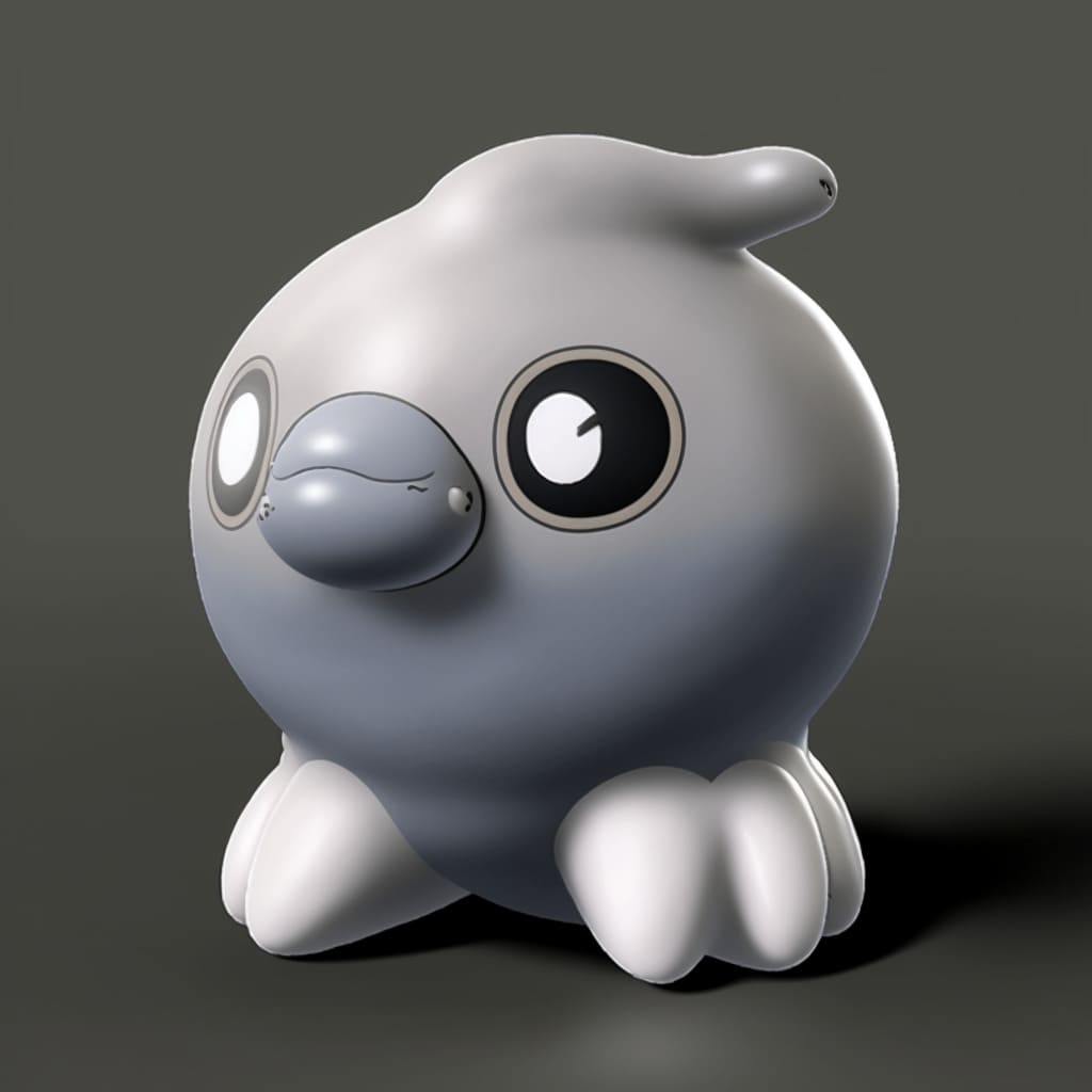 +20 Grey Pokemon Explained (3D Images) - Eggradients.com