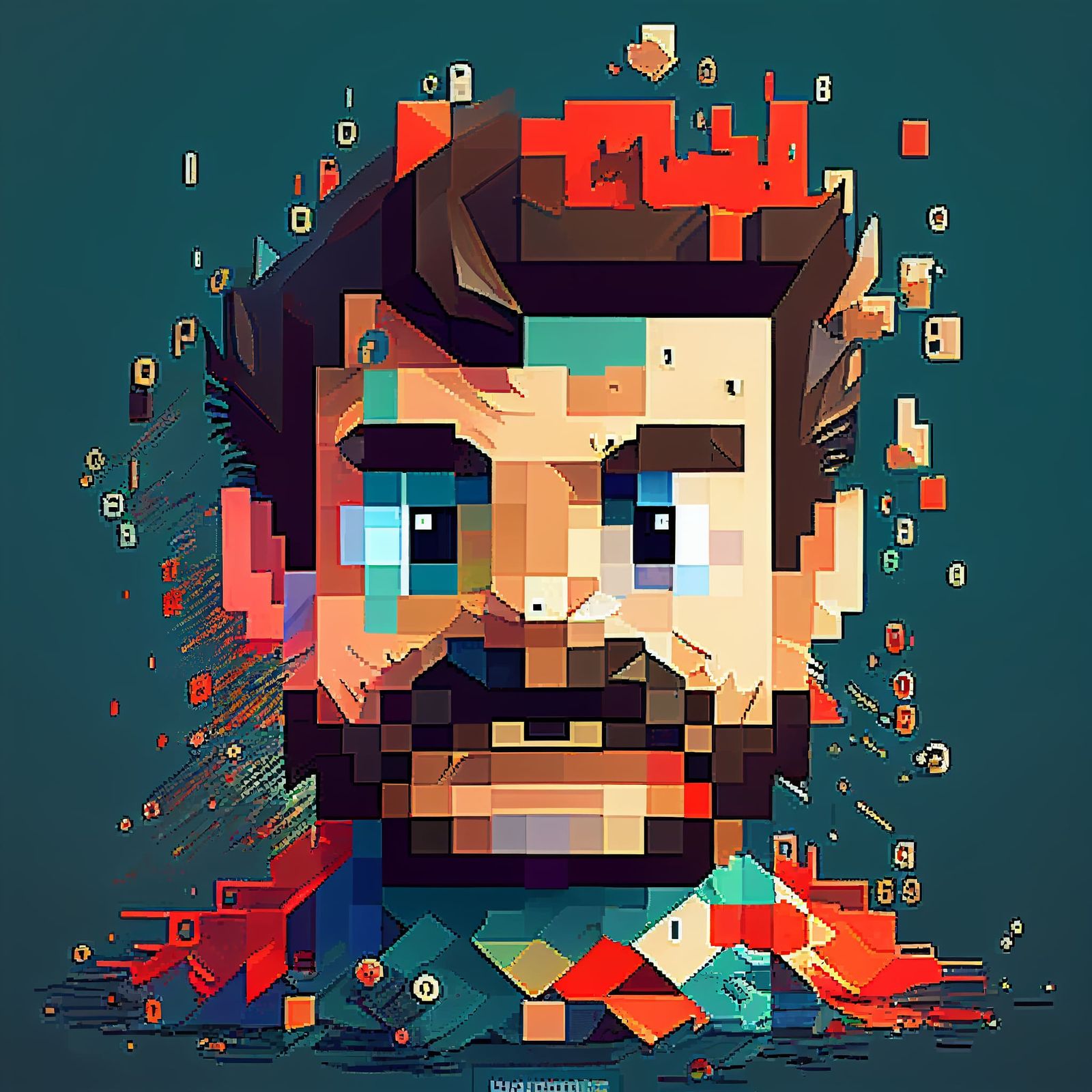 +60 Super Mario Pixel Art: High-Resolution Free Images - Eggradients.com