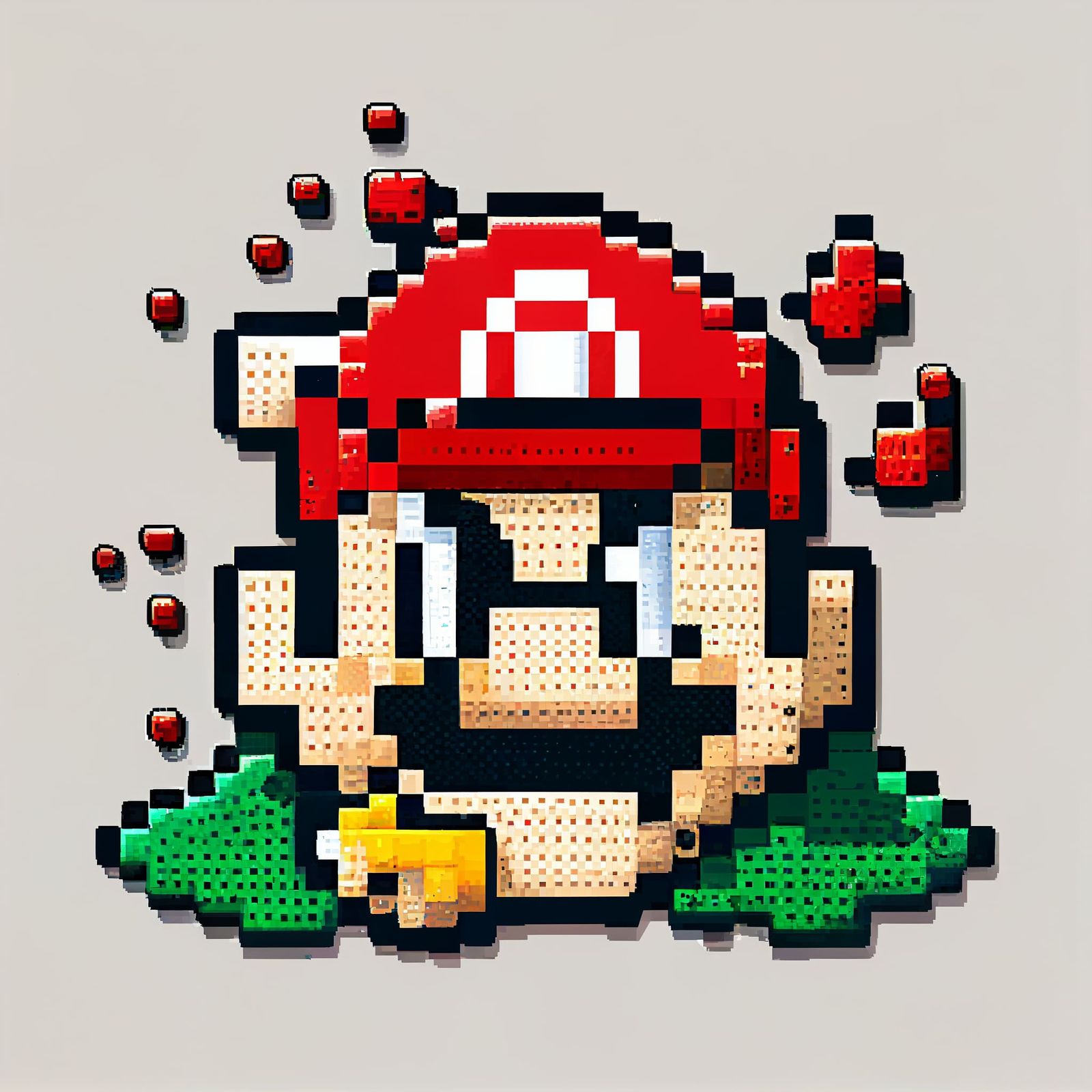 +60 Super Mario Pixel Art: High-Resolution Free Images - Eggradients.com