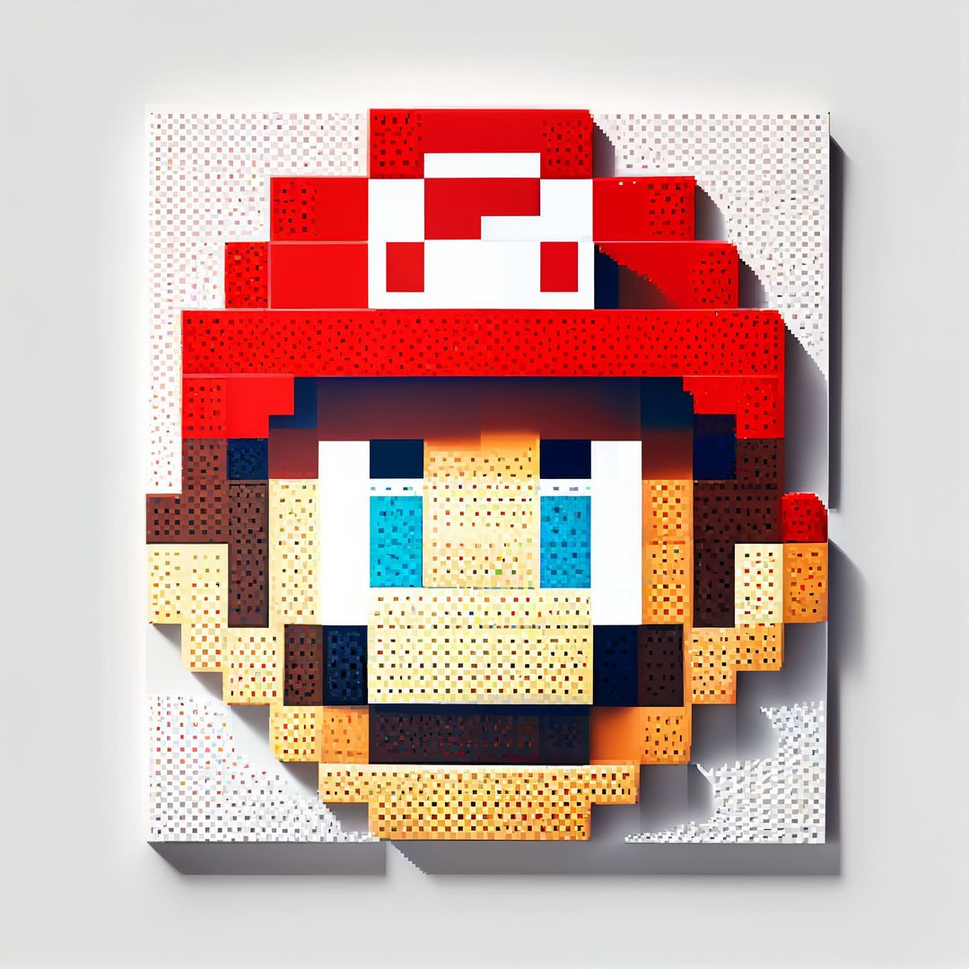 +60 Super Mario Pixel Art: High-Resolution Free Images - Eggradients.com