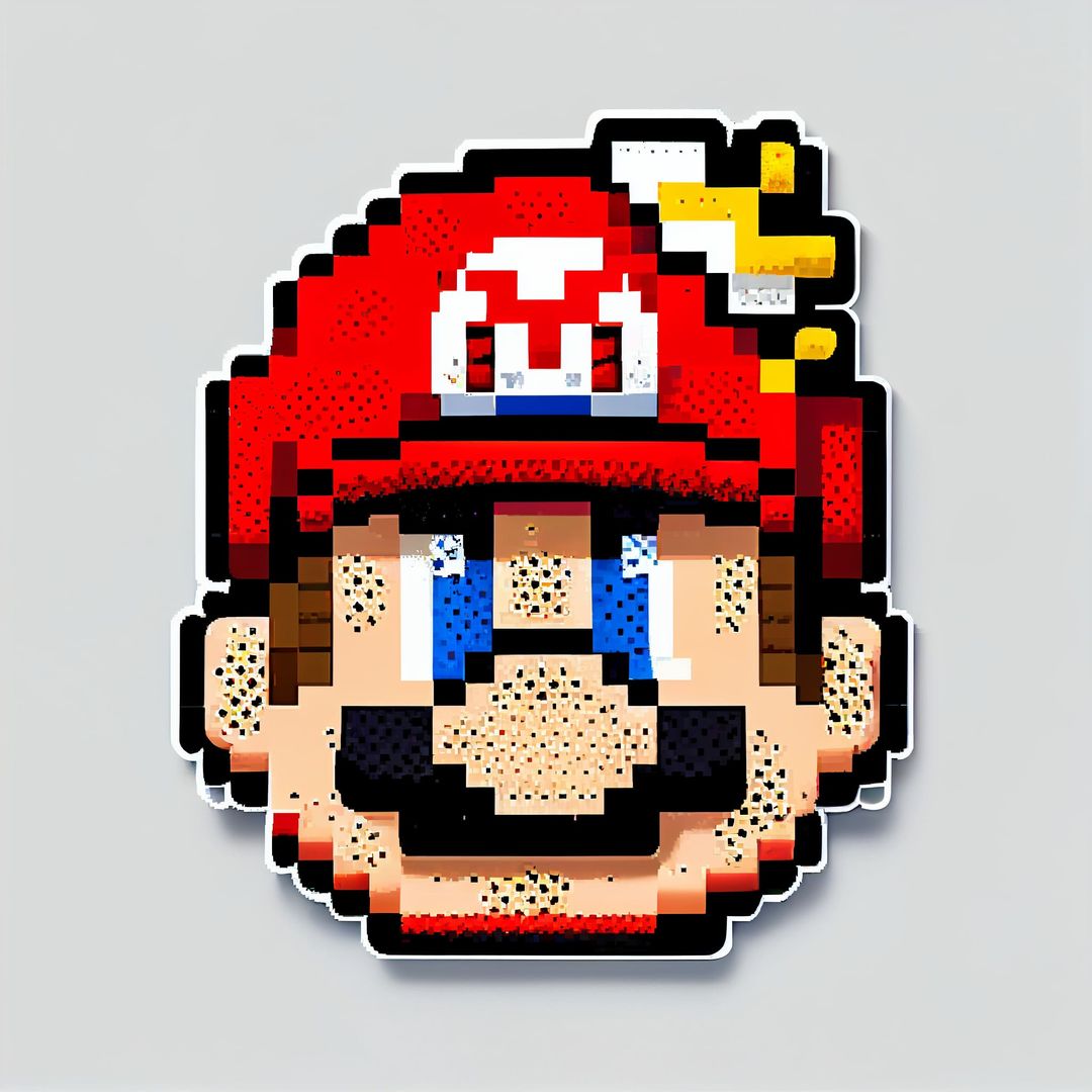 +60 Super Mario Pixel Art: High-Resolution Free Images - Eggradients.com