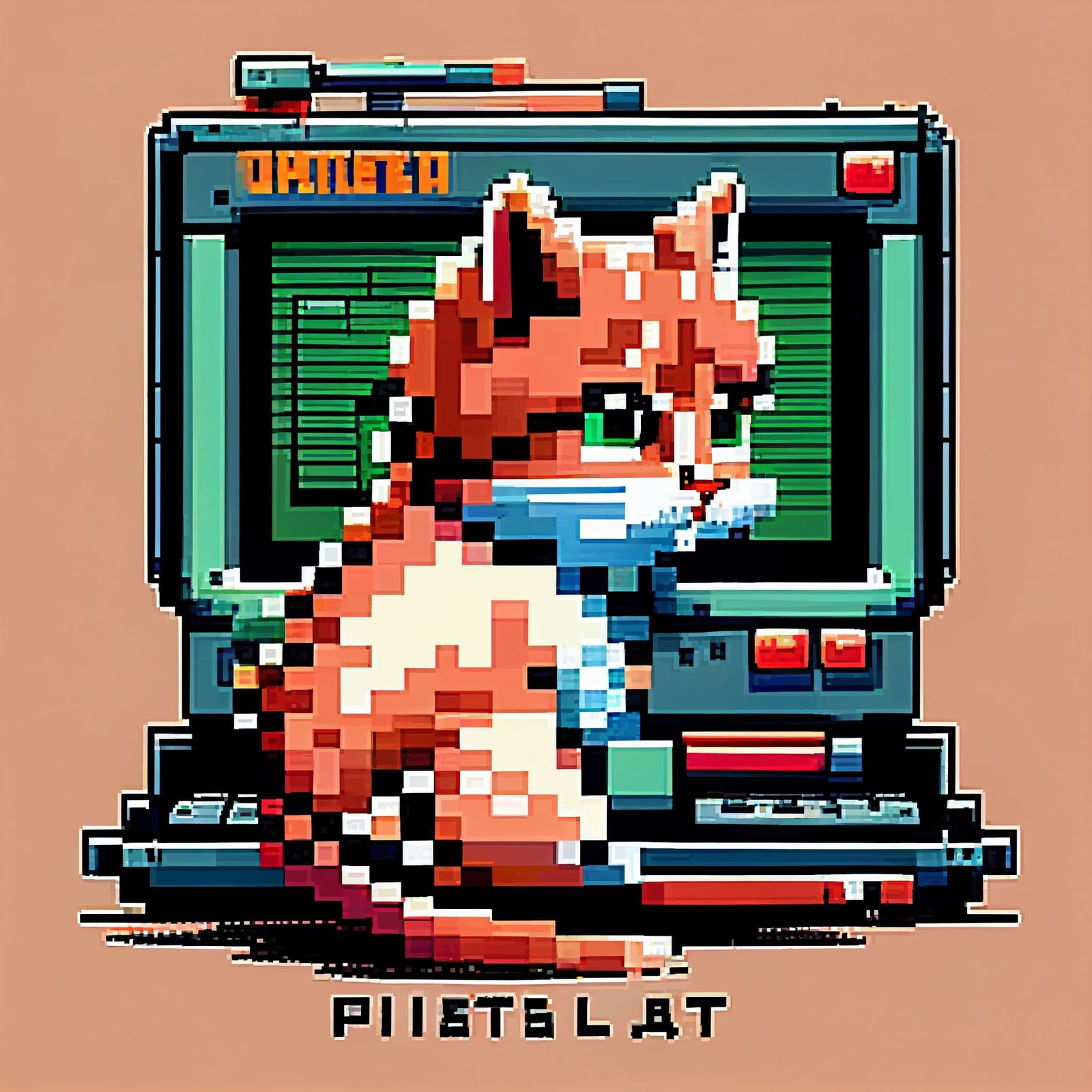 +30 Cat Pixel Art: High-Resolution Free Images - Eggradients.com