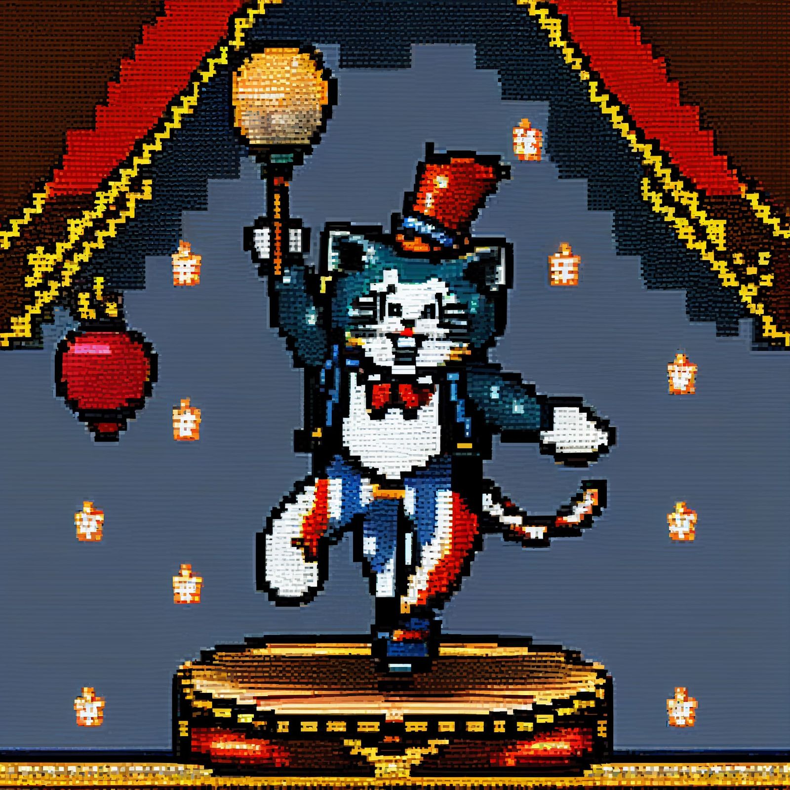 +30 Cat Pixel Art: High-Resolution Free Images - Eggradients.com