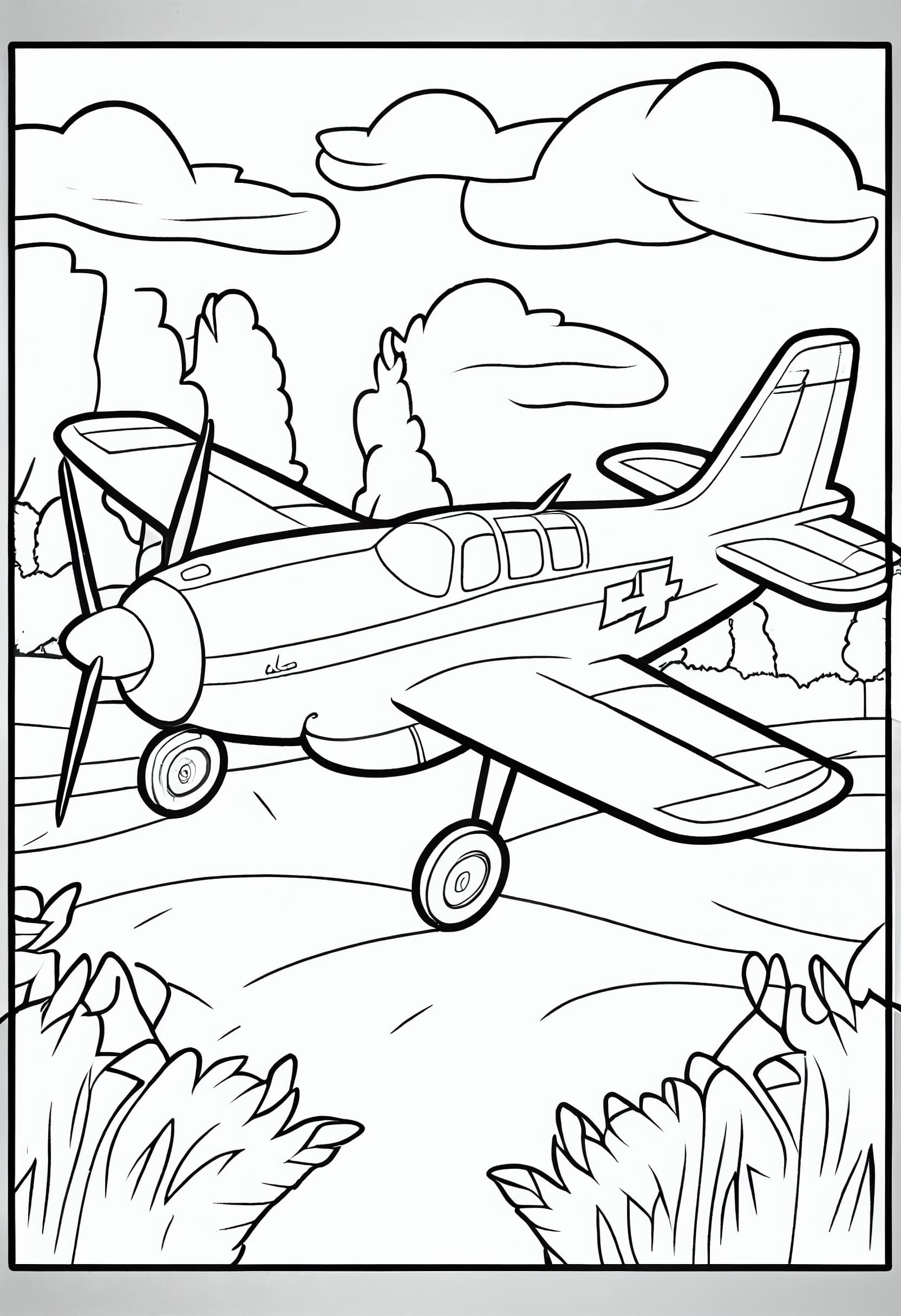 Air Transportation Coloring Pages