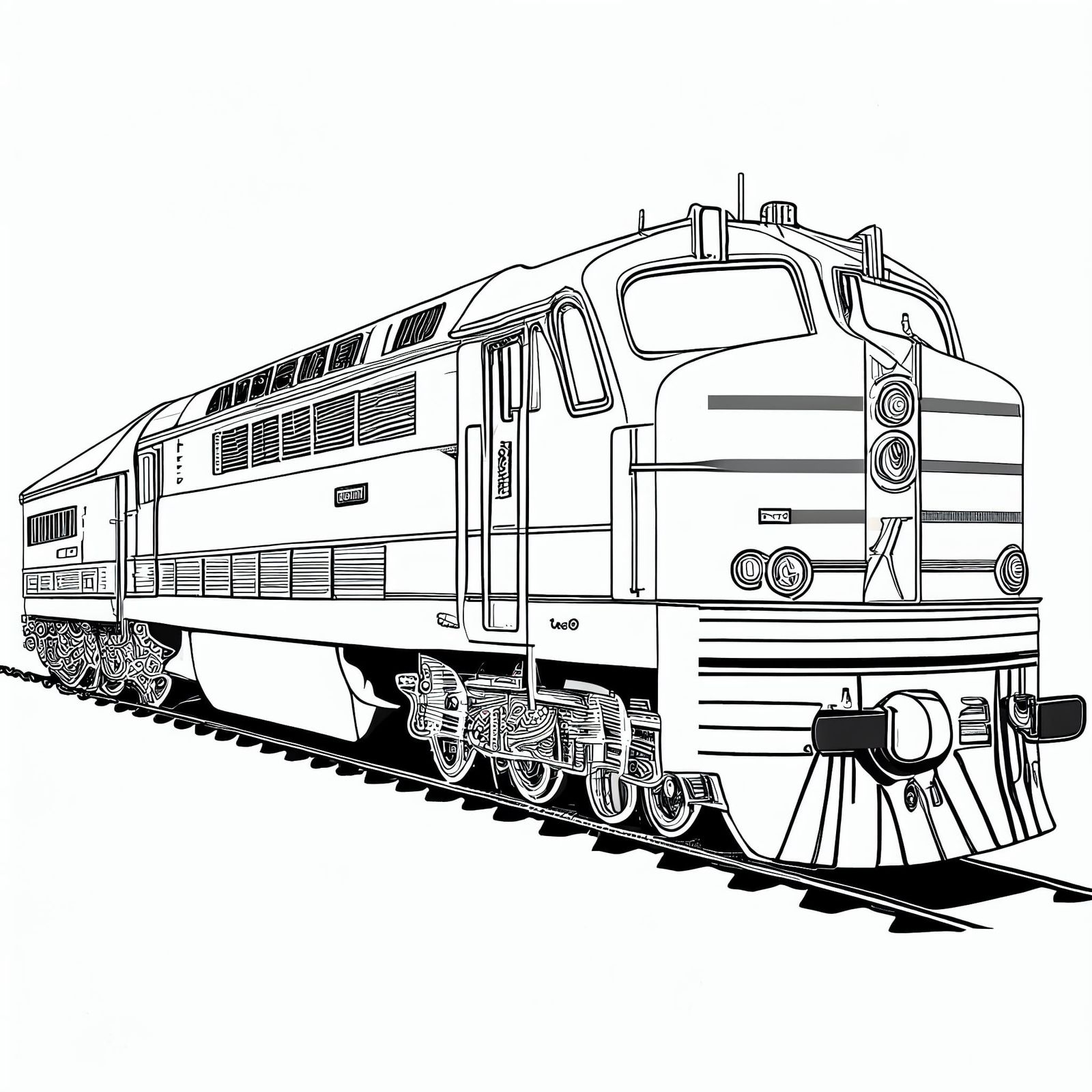 +50 Train Coloring Pages: Free Printable Images - Eggradients.com
