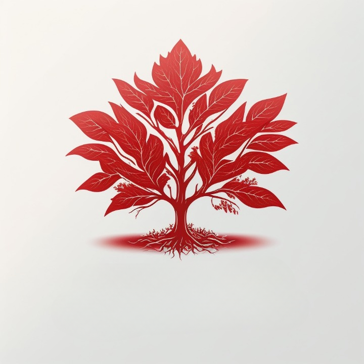 +20 Red Leaf Logo: Free to USE Designs - Eggradients.com