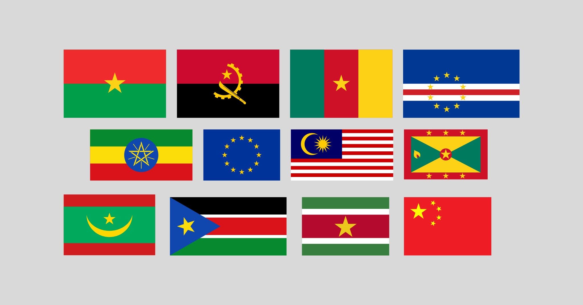 Flag With Yellow Star: +10 Country Flags Explained - Eggradients.com