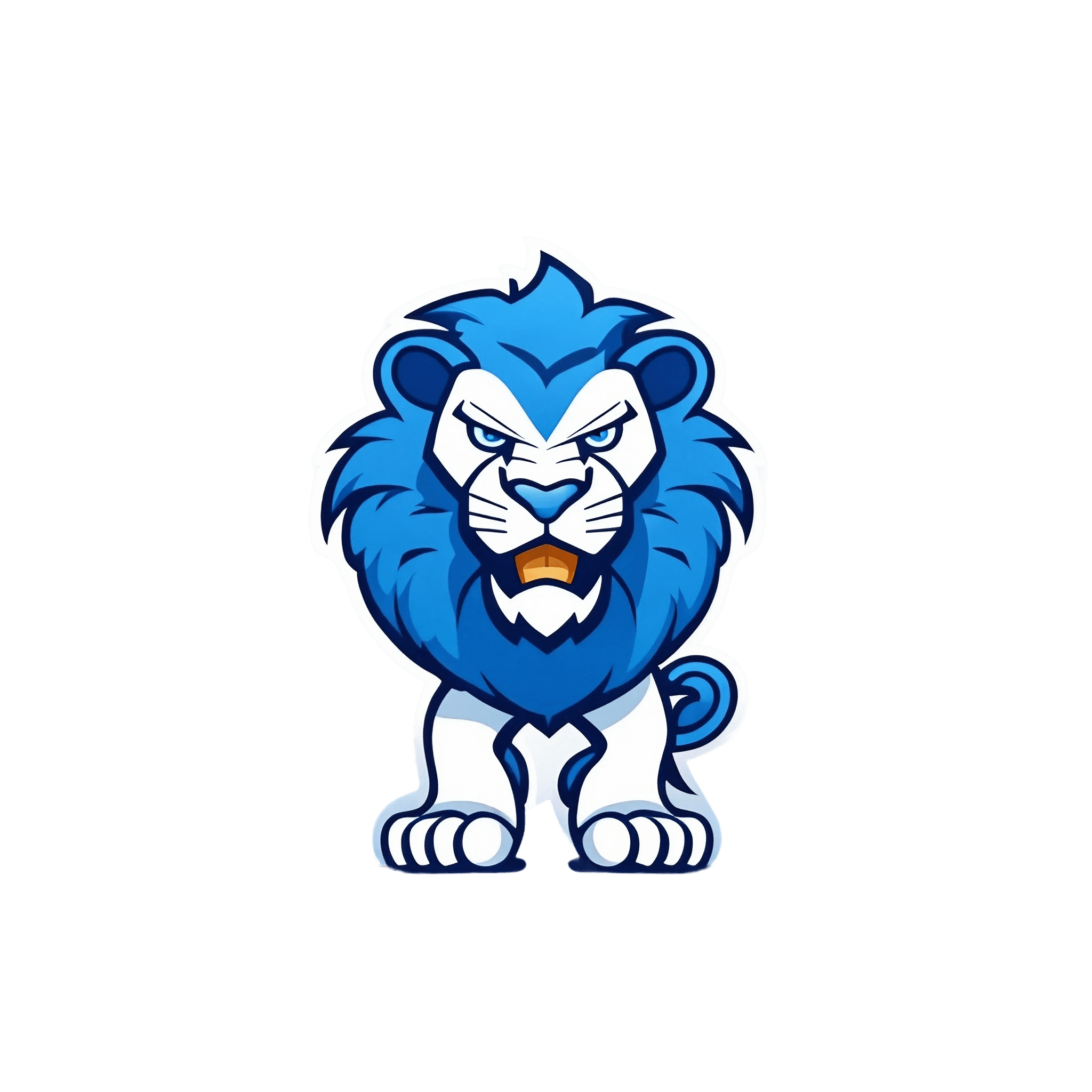 Blue Lion Logo Png
