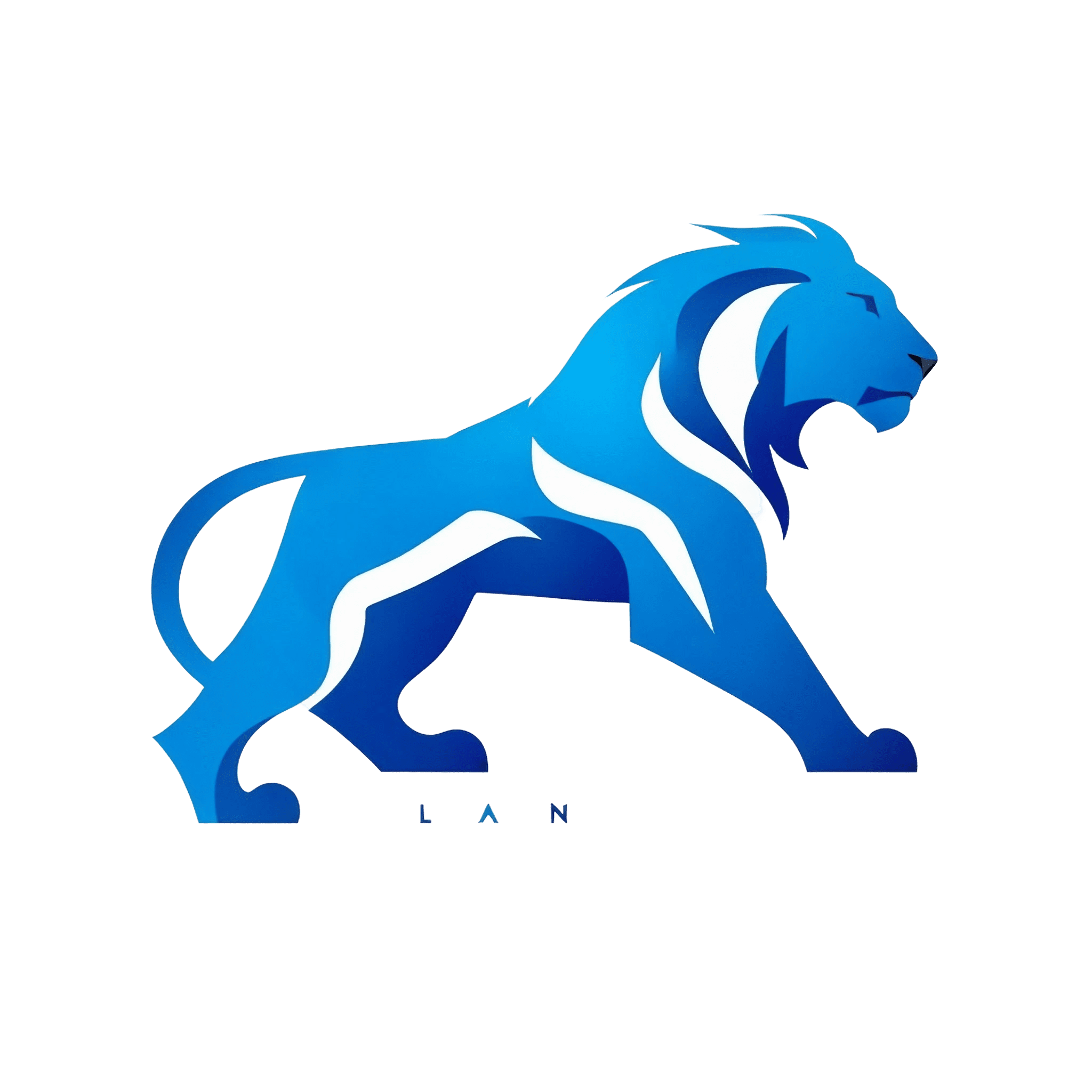 Blue Lion Logo Png