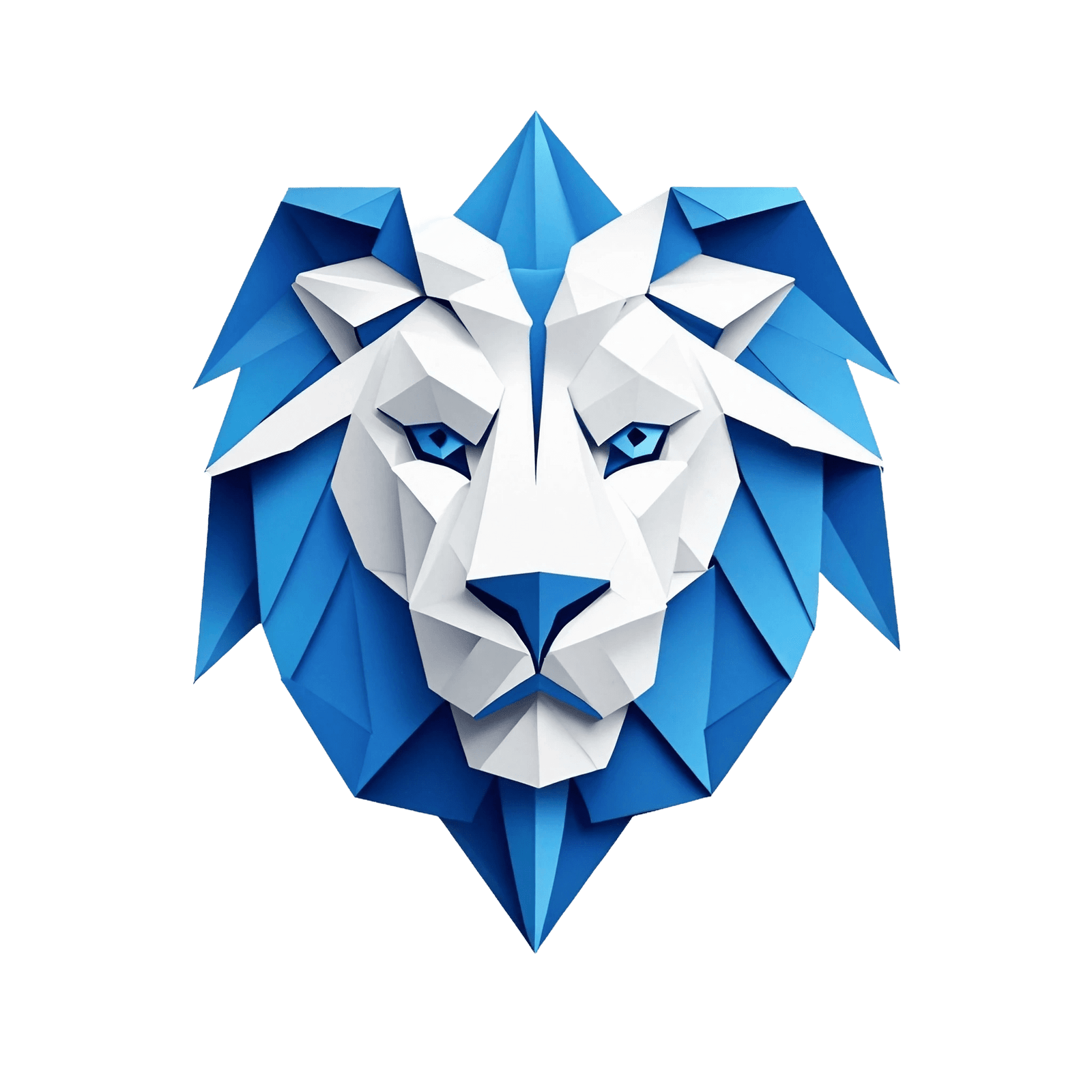+50 Blue Lion Logo: Free to Use and Transparent Background - Eggradients.com