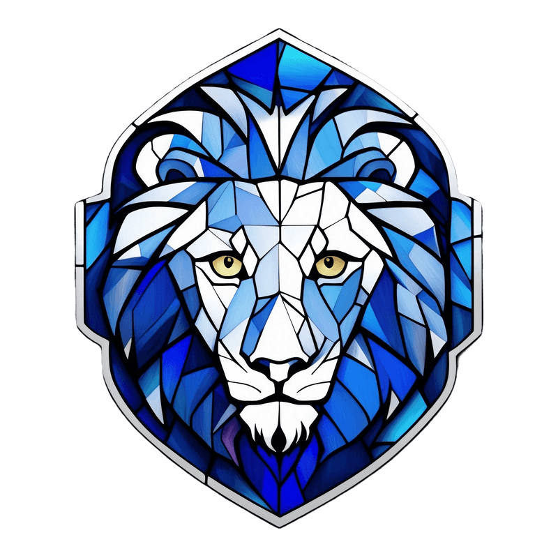 +50 Blue Lion Logo: Free to Use and Transparent Background ...