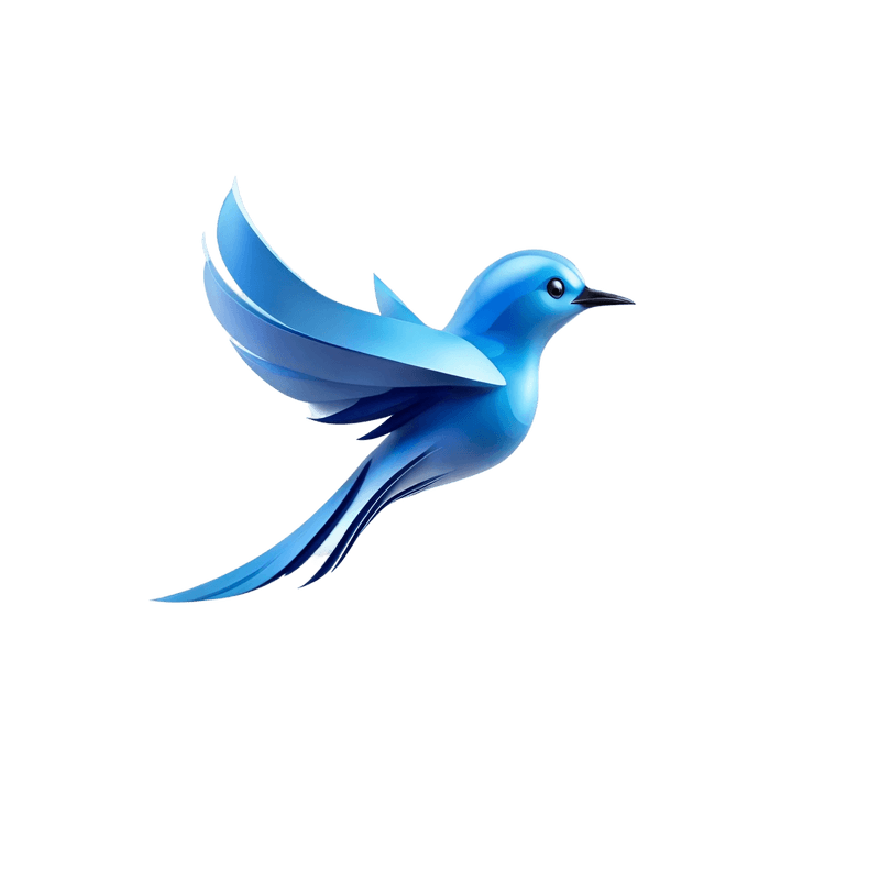 +50 Blue Bird Logos: PNG & Free to USE! - Eggradients.com