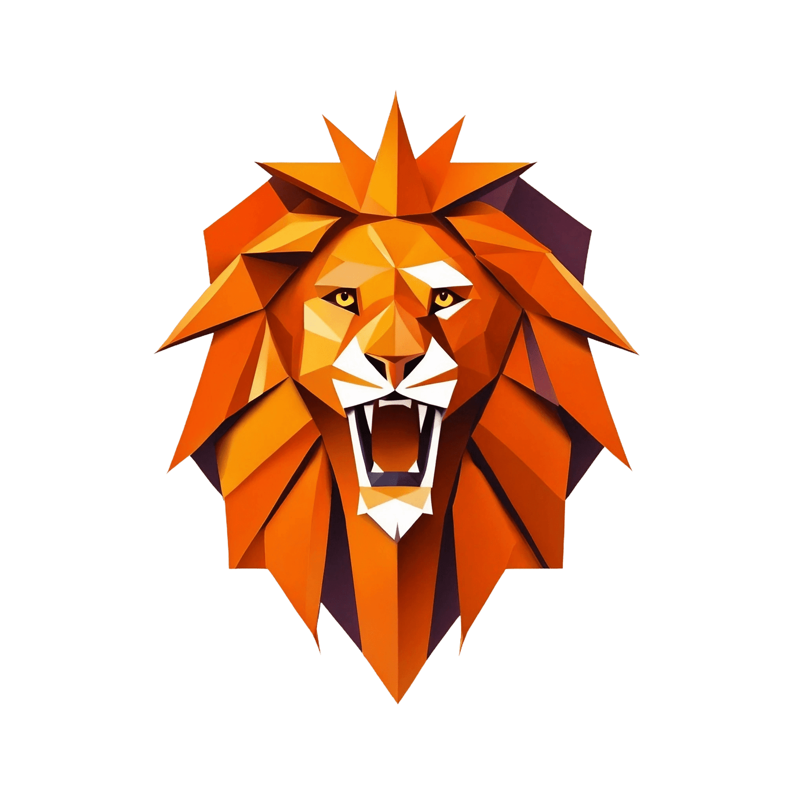 +40 Orange Lion Logos: An Array of Majestic Designs for Your Brand ...